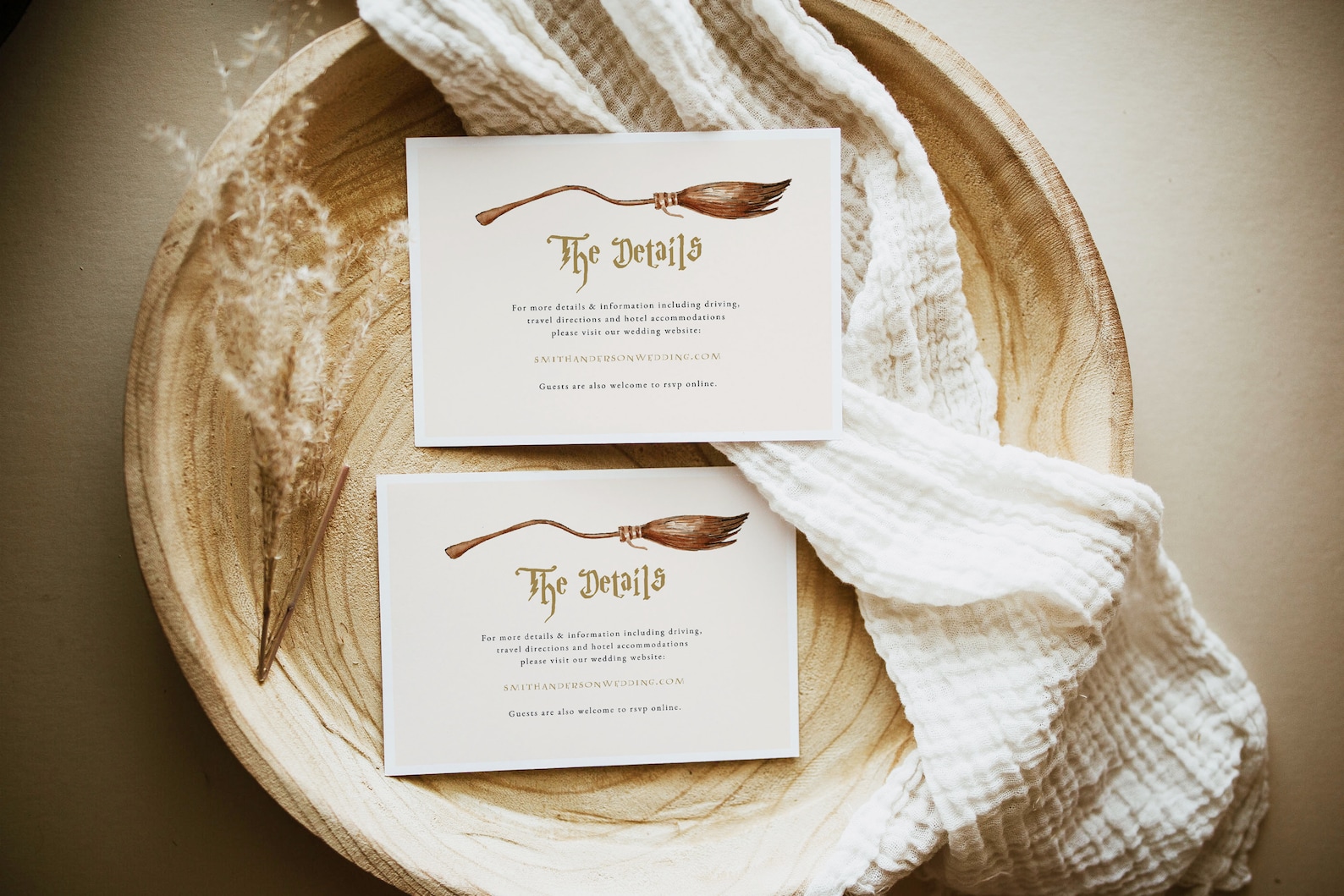 Wizard Wedding Invitation Suite Templates, Magic Wedding Invite Set ...