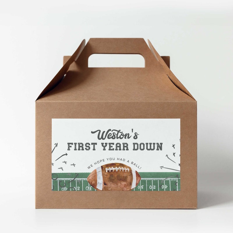 First Down Birthday Party - Etsy