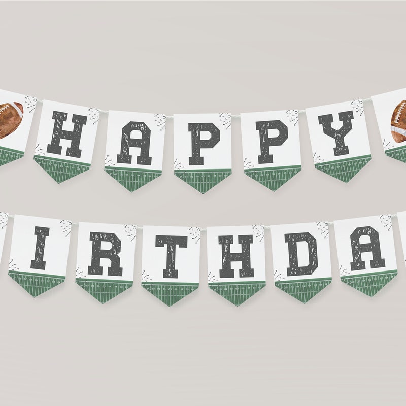 Birthday Pennant Banner - Etsy