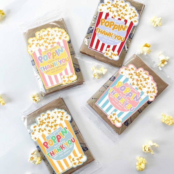 Teacher Appreciation Popcorn - Etsy