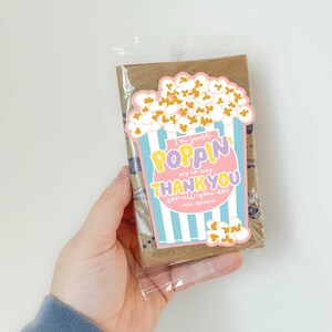 Popcorn Teacher Appreciation Printable, Mini Popcorn Bag Cutout, Poppin ...