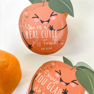 Orange Cutie Valentine Printable, Orange You Glad We're Friends ...