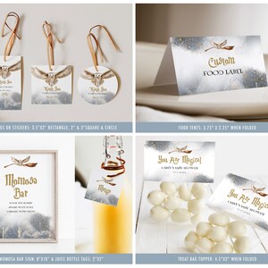 Wizard Baby Shower Printable Bundle, A Magical Bundle Baby Shower ...