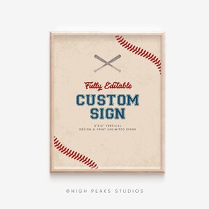 Baseball Sign - Etsy