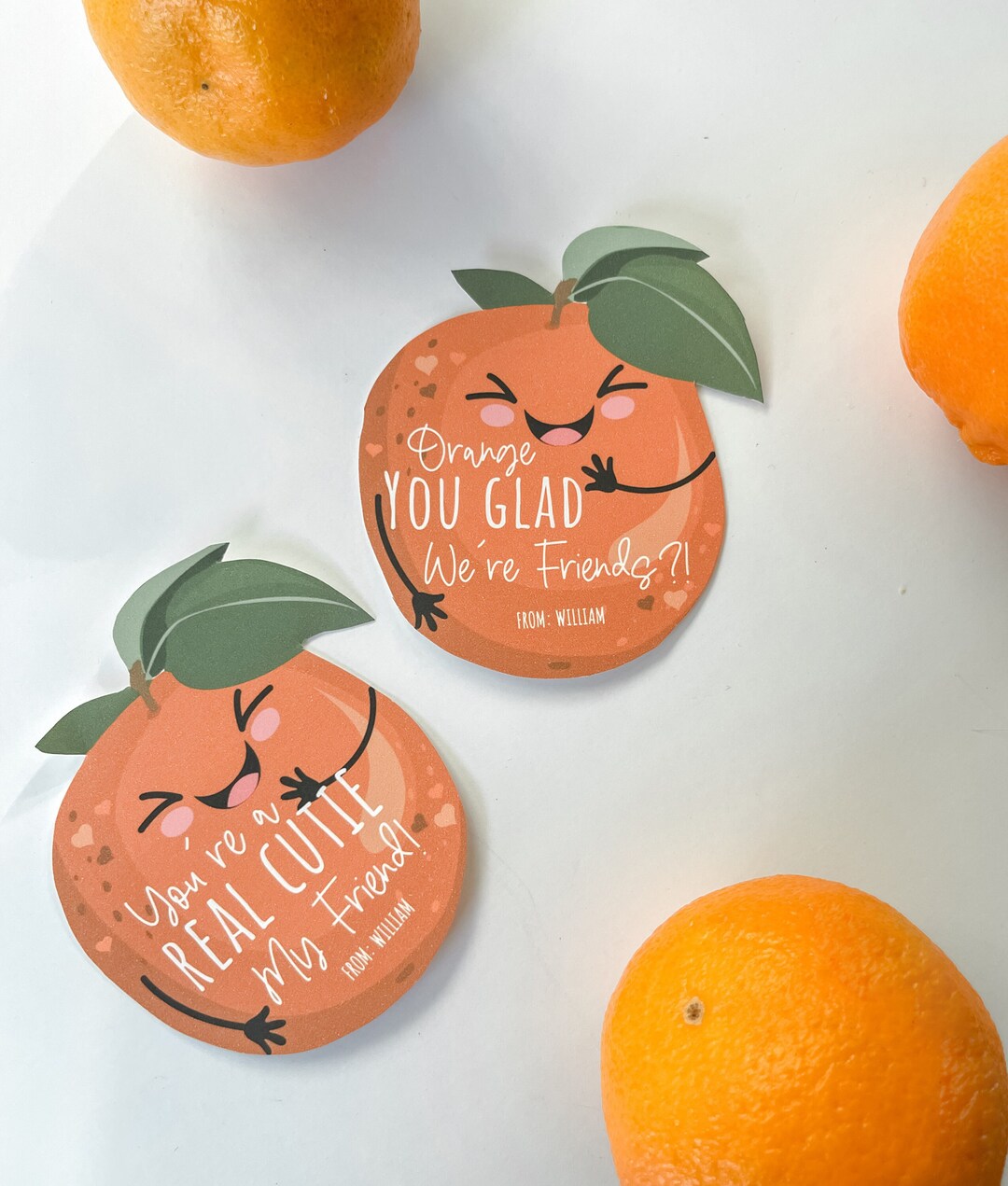 Orange Cutie Valentine Printable, Orange You Glad We're Friends ...