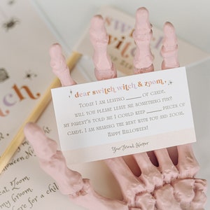 Switch Witch Printable Set, Family Trick-or-treat Traditions, Candy ...