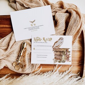 Wizard Wedding Invitation Suite Templates, Magic Wedding Invite Set ...
