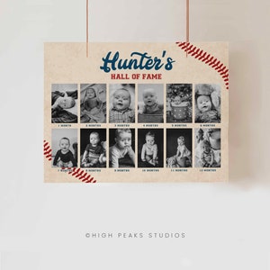 8x10 Custom Sign Template, Baseball Party Signage, Vintage Baseball ...