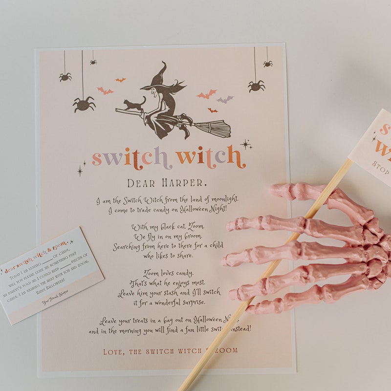 Witch Note Template - Etsy