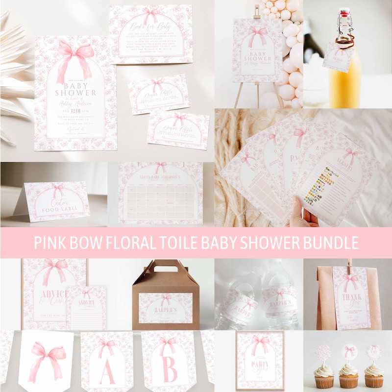 Toile Baby Shower Cupcake - Etsy