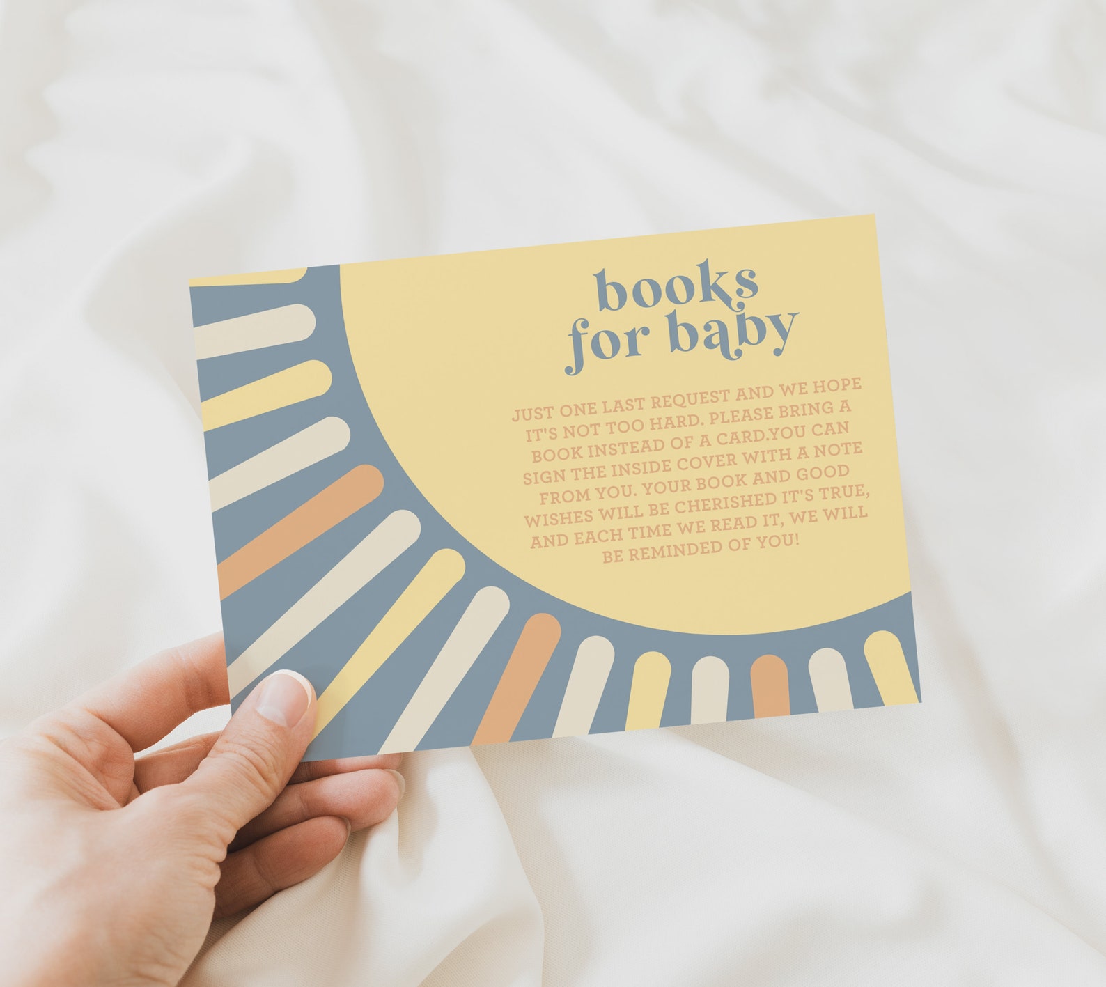 Editable Books for Baby Insert Card Boho Sun A Little Ray of - Etsy