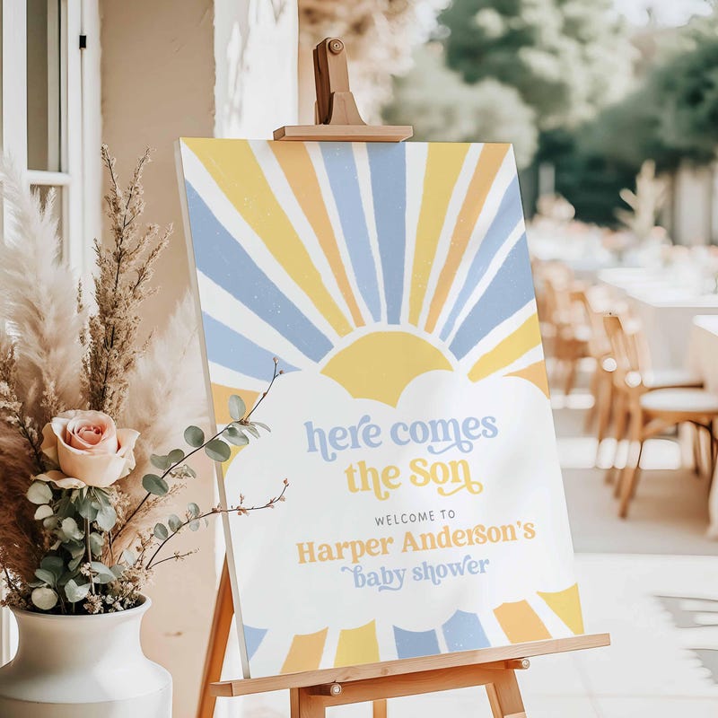 Here Comes the Son Baby Shower - Etsy