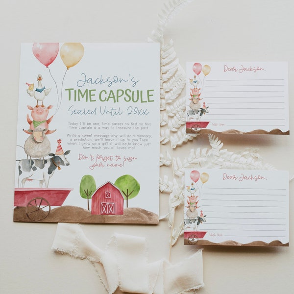 Time Capsule Template Editable - Etsy