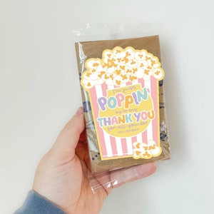 Popcorn Teacher Appreciation Printable, Mini Popcorn Bag Cutout, Poppin ...