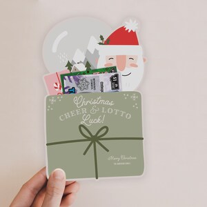 Lottery Ticket Christmas Gift Printable, Scratch off Ticket Tag ...