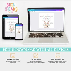 Easter Teacher Appreciation Gift Tag Printable, Any Bunny Spring Gift ...