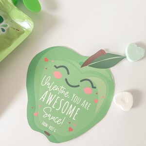 Awesome Sauce Applesauce Valentine Printable,main Squeeze Valentine ...