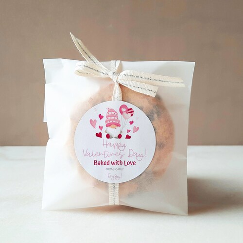 Printable Baked With Love Gift Tag Editable Gift Tag - Etsy