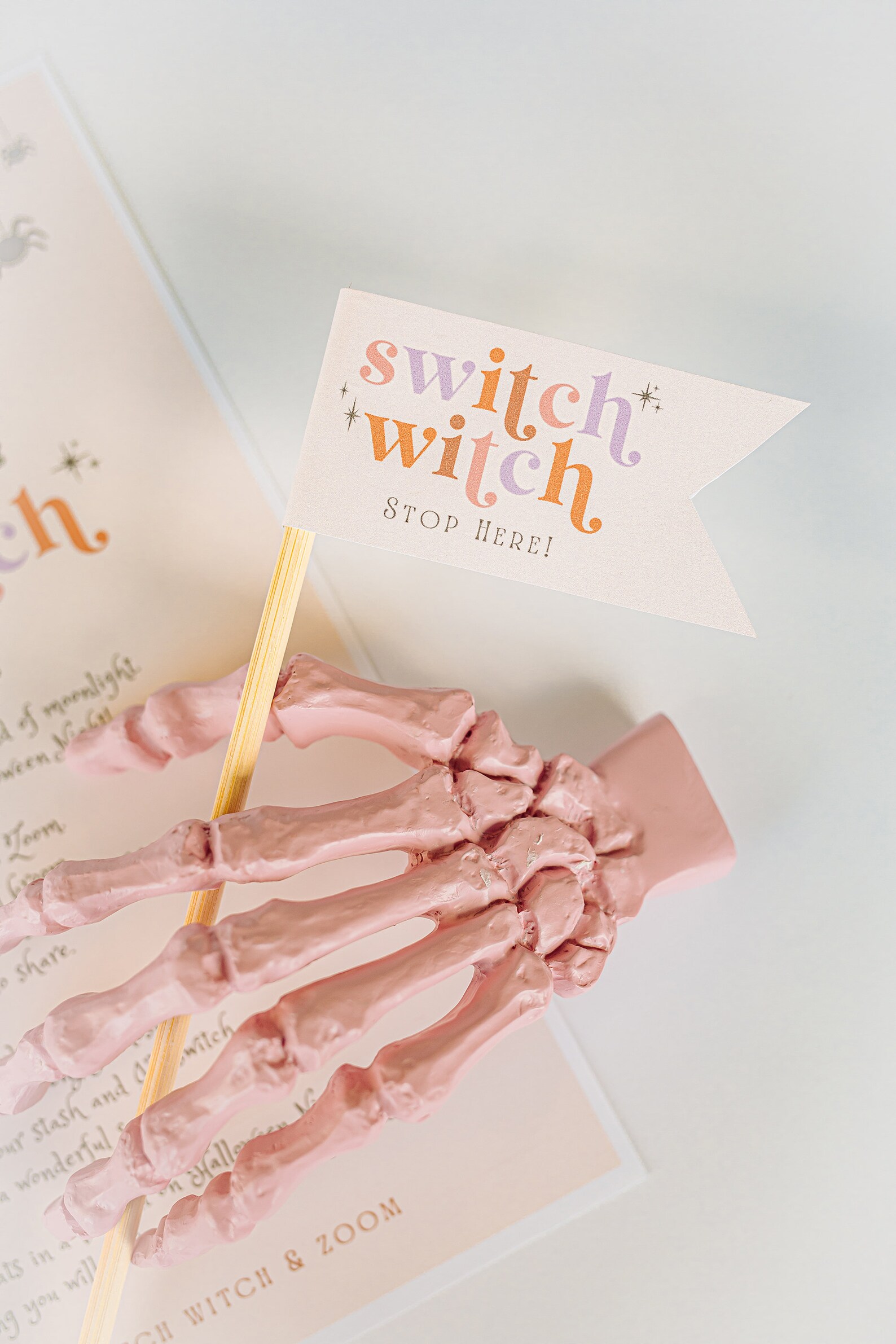 Switch Witch Printable Set, Family Trick-or-treat Traditions, Candy ...