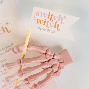 Switch Witch Printable Set, Family Trick-or-treat Traditions, Candy ...