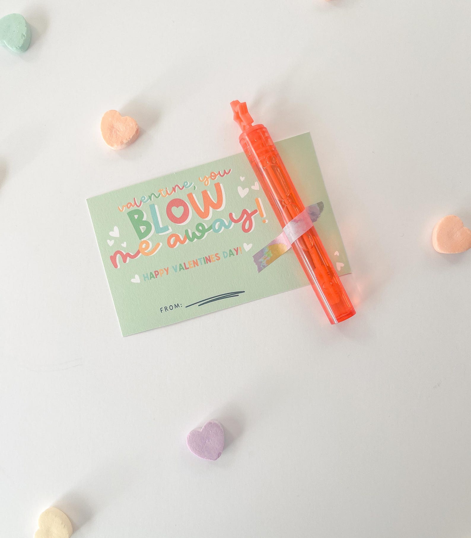 Bubble Stick Kids Valentine Printables, You Blow Me Away Valentine ...