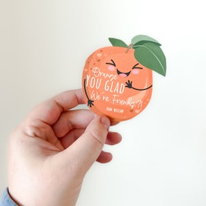 Orange Cutie Valentine Printable, Orange You Glad We're Friends ...