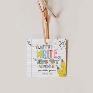 Back to School Printable Tag, Circle, Square, Welcome Back to School ...