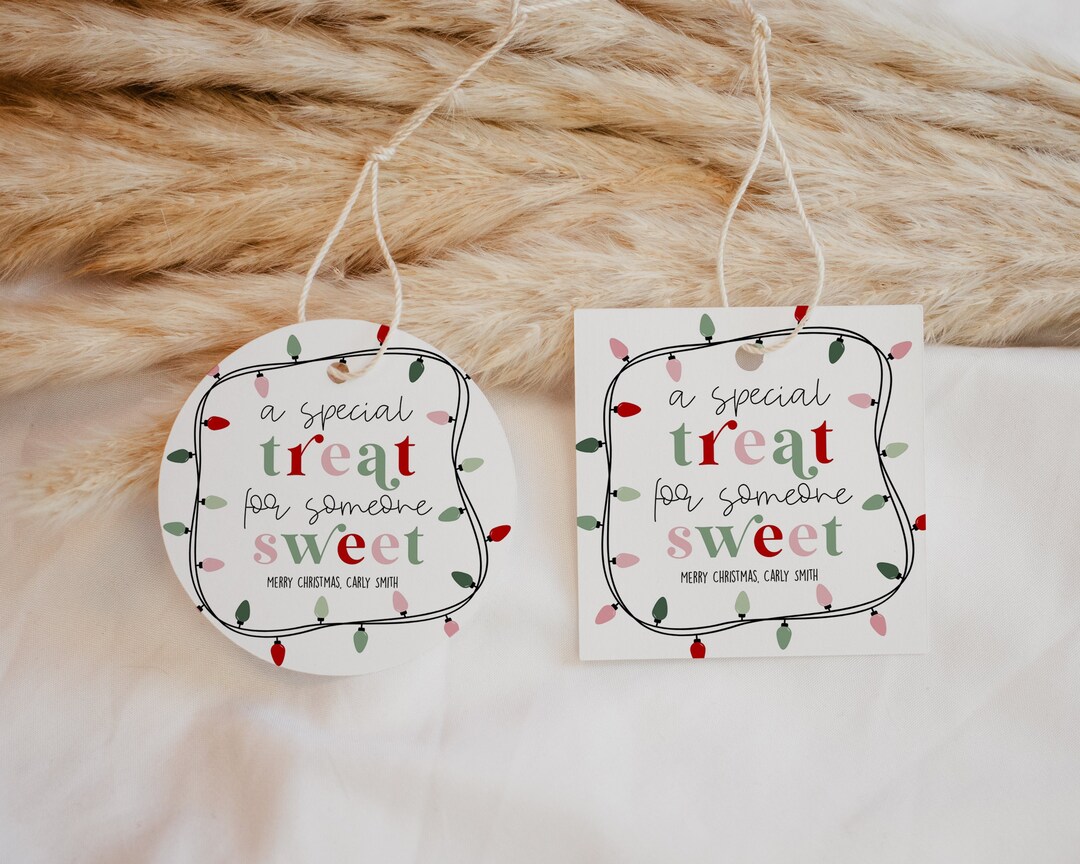 Printable Christmas Special Treat for Someone Sweet Gift Tag,christmas ...