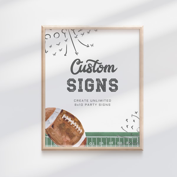 Football Signs - Etsy