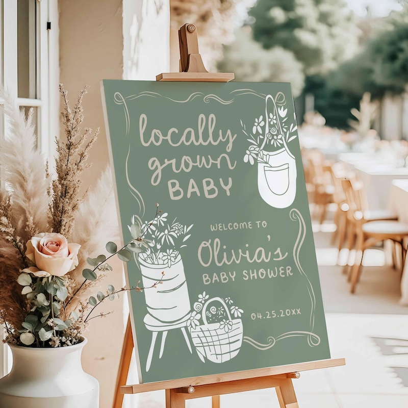 Locally Grown Poster Template - Etsy
