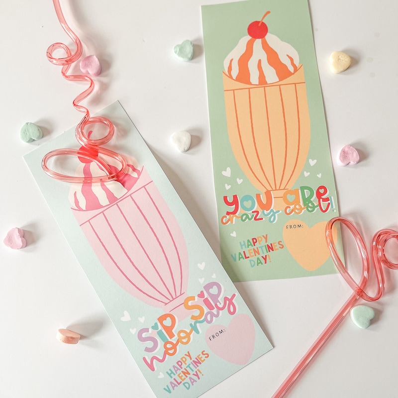 Valentines Day Straws - Etsy