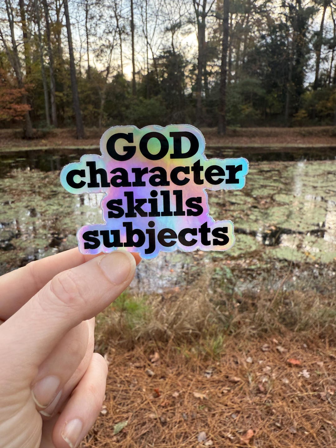 God · Character · Skills · Subject Holographic Sticker – CC Tutor Gift ...