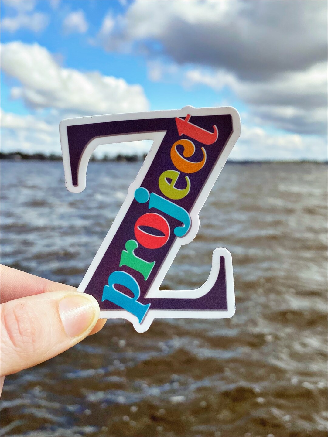 Classical Conversations Project Z Vinyl Sticker, Hand Lettered Water ...