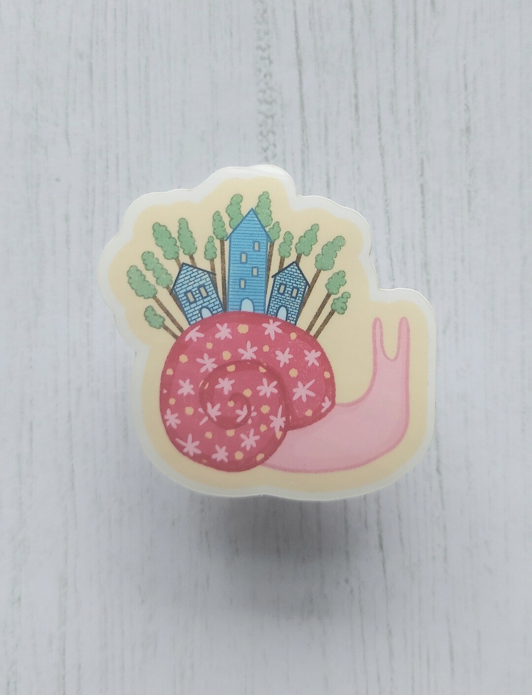 Cottagecore Snail Sticker, Bumper Sticker for Girl, Cottage Core Gift ...