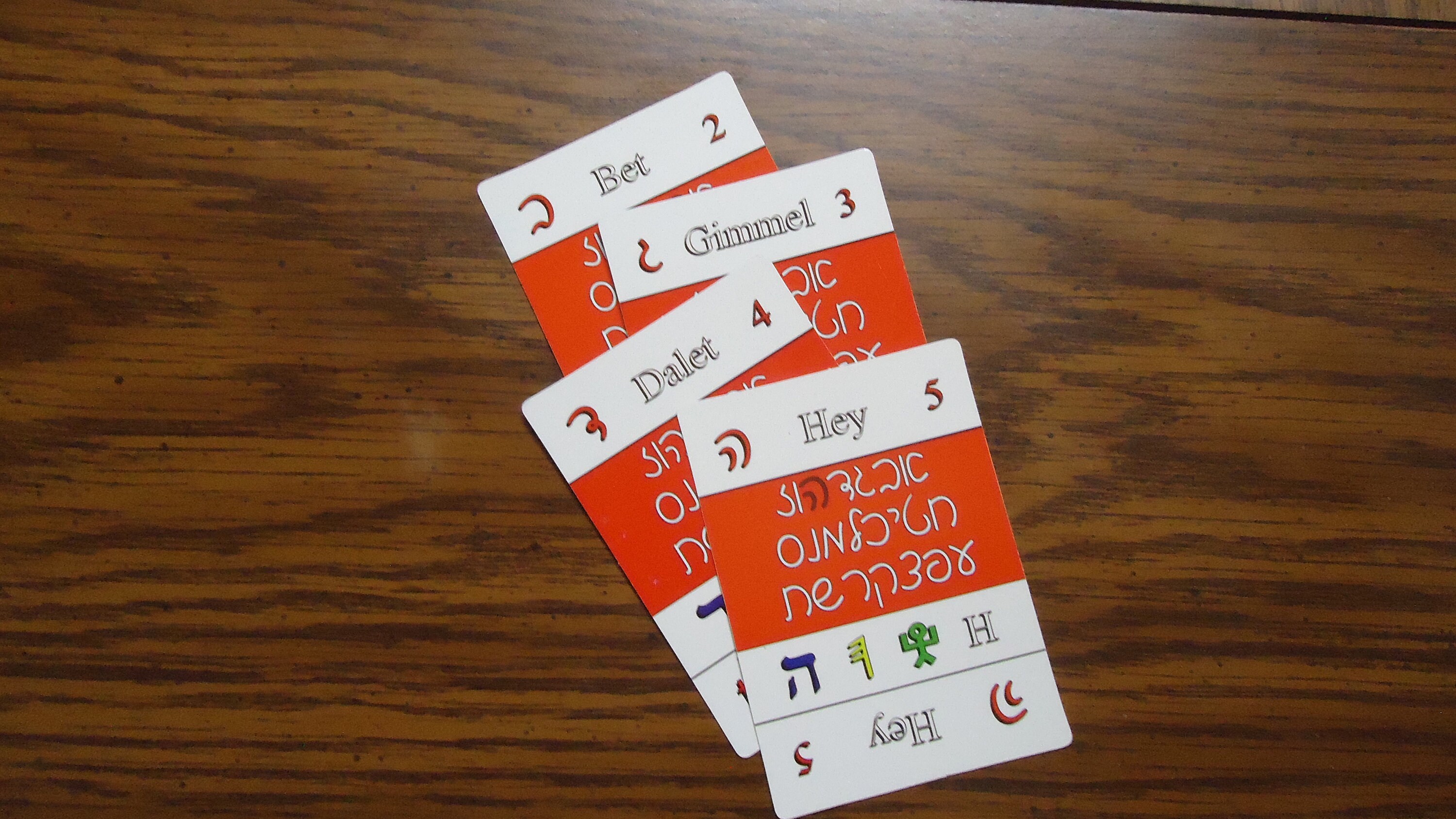 Hebrew Alef-bet Playing Cards Pictograph Paleo Modern and | Etsy