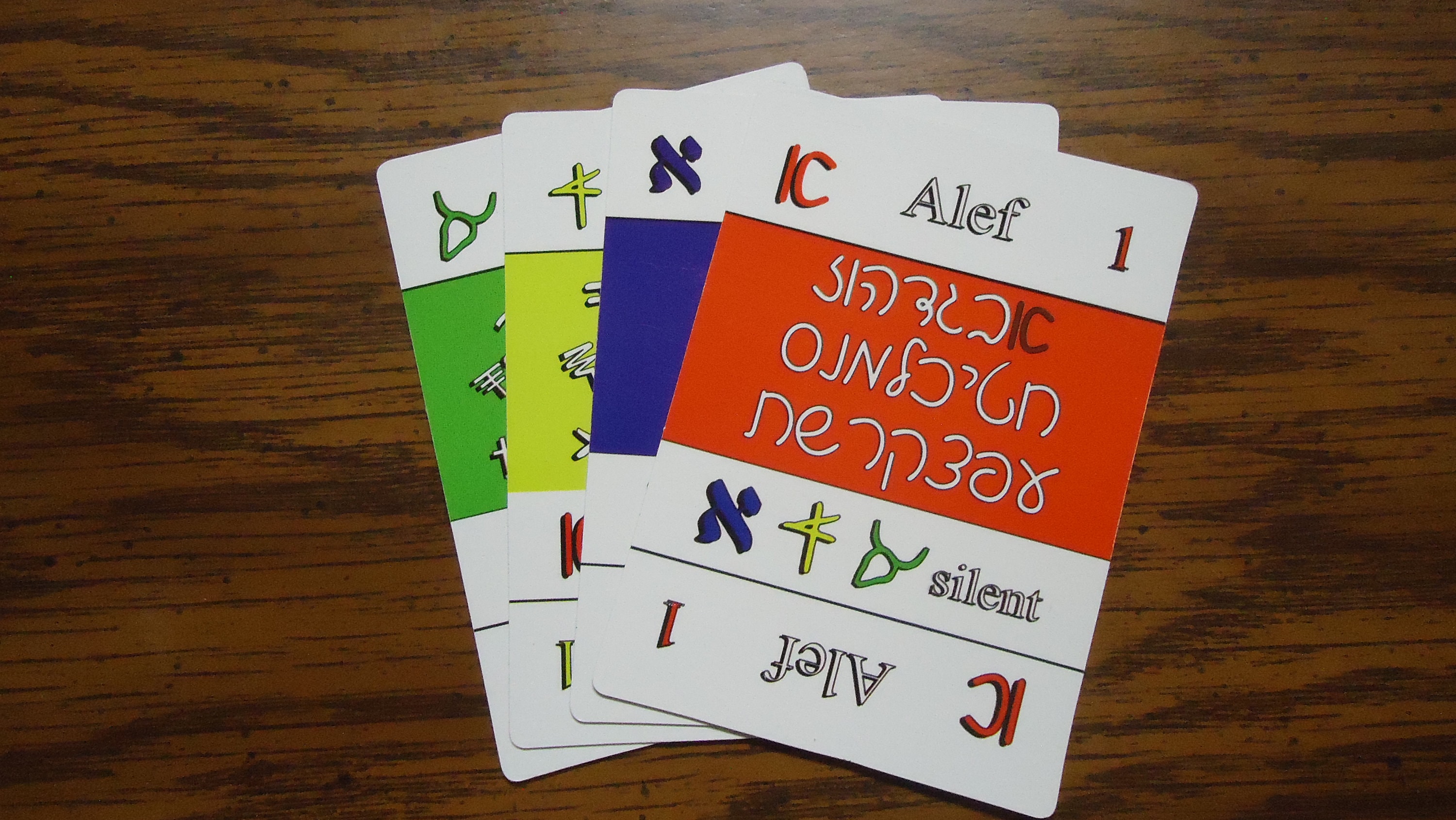 Hebrew Alef-bet Playing Cards Pictograph Paleo Modern and | Etsy
