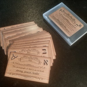Hebrew Alef Bet Flash Cards - Etsy