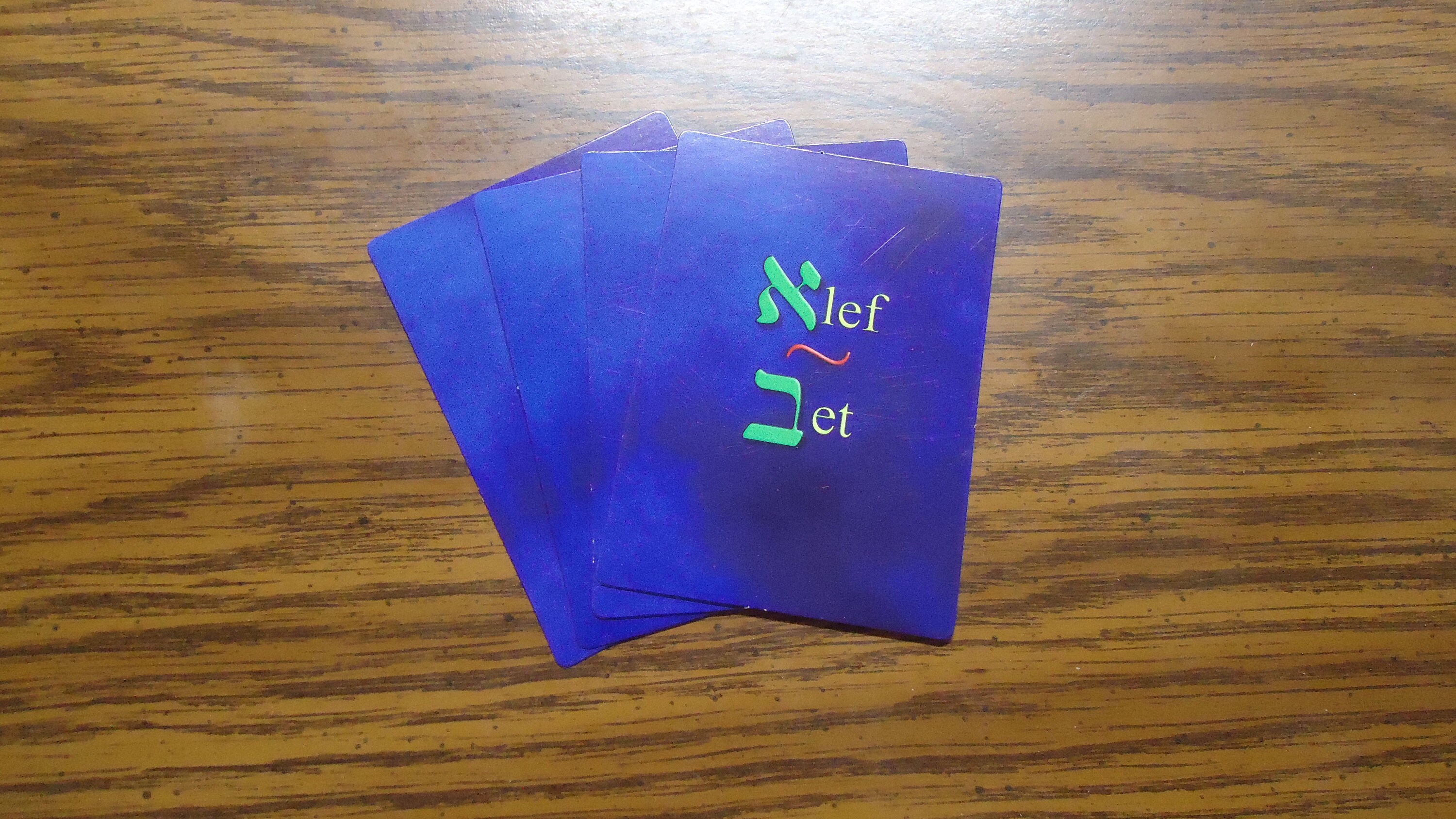 Hebrew Alef-bet Playing Cards Pictograph Paleo Modern and | Etsy