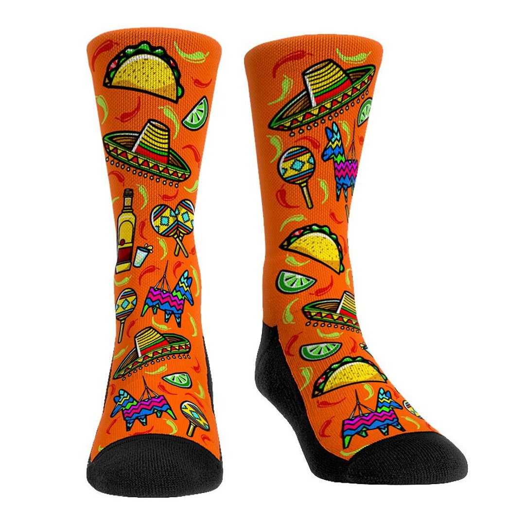 Fiesta Socks Mexican Party Socks Pinata Socks - Etsy