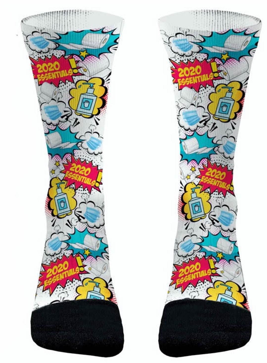 Covid Socks Virus Socks Funny Socks 2020 Socks - Etsy