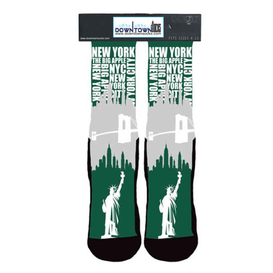 New York Socks New York Pro Football Socks New York Skyline Socks - Etsy