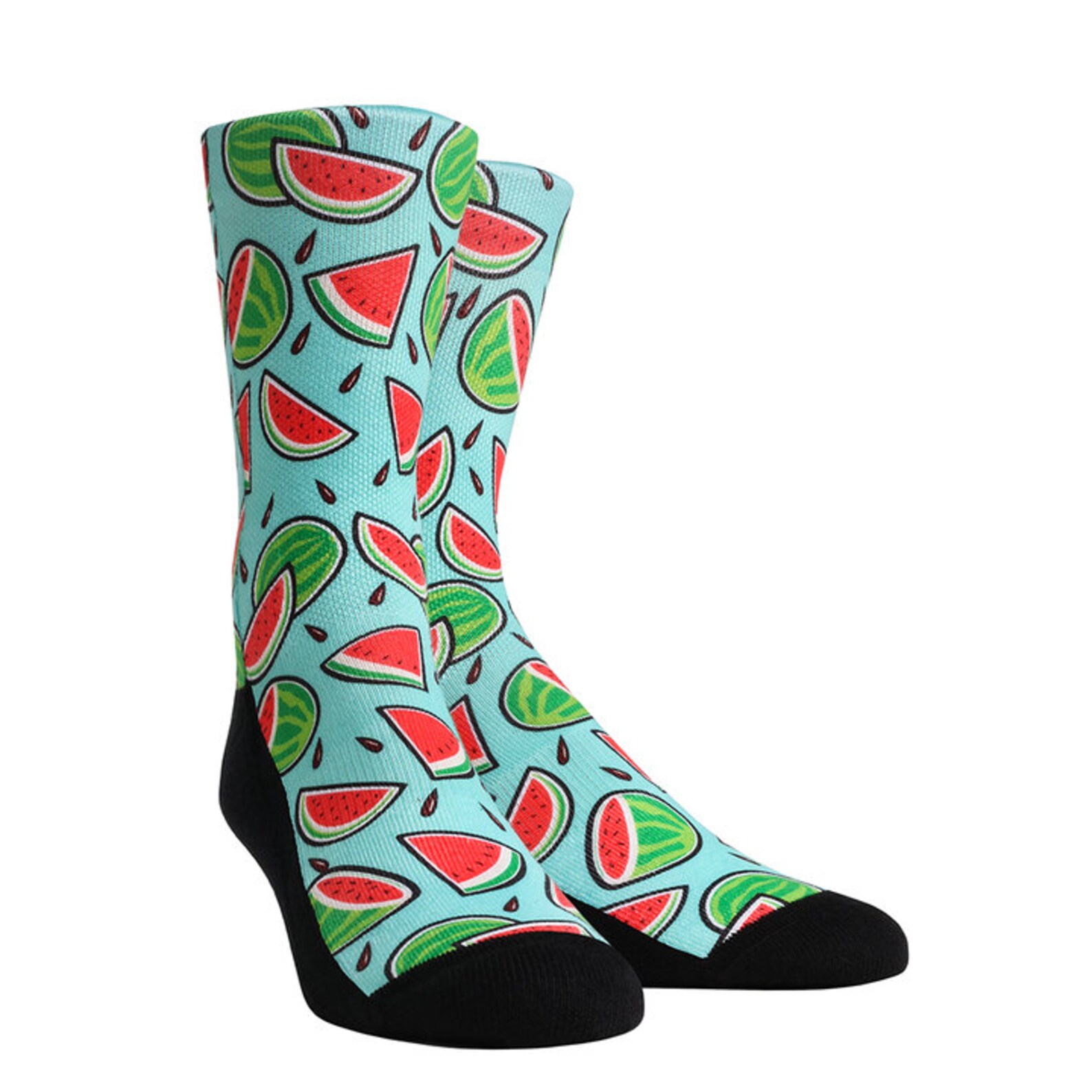 Watermelon Socks Fruit Socks Food Socks Snack Socks - Etsy