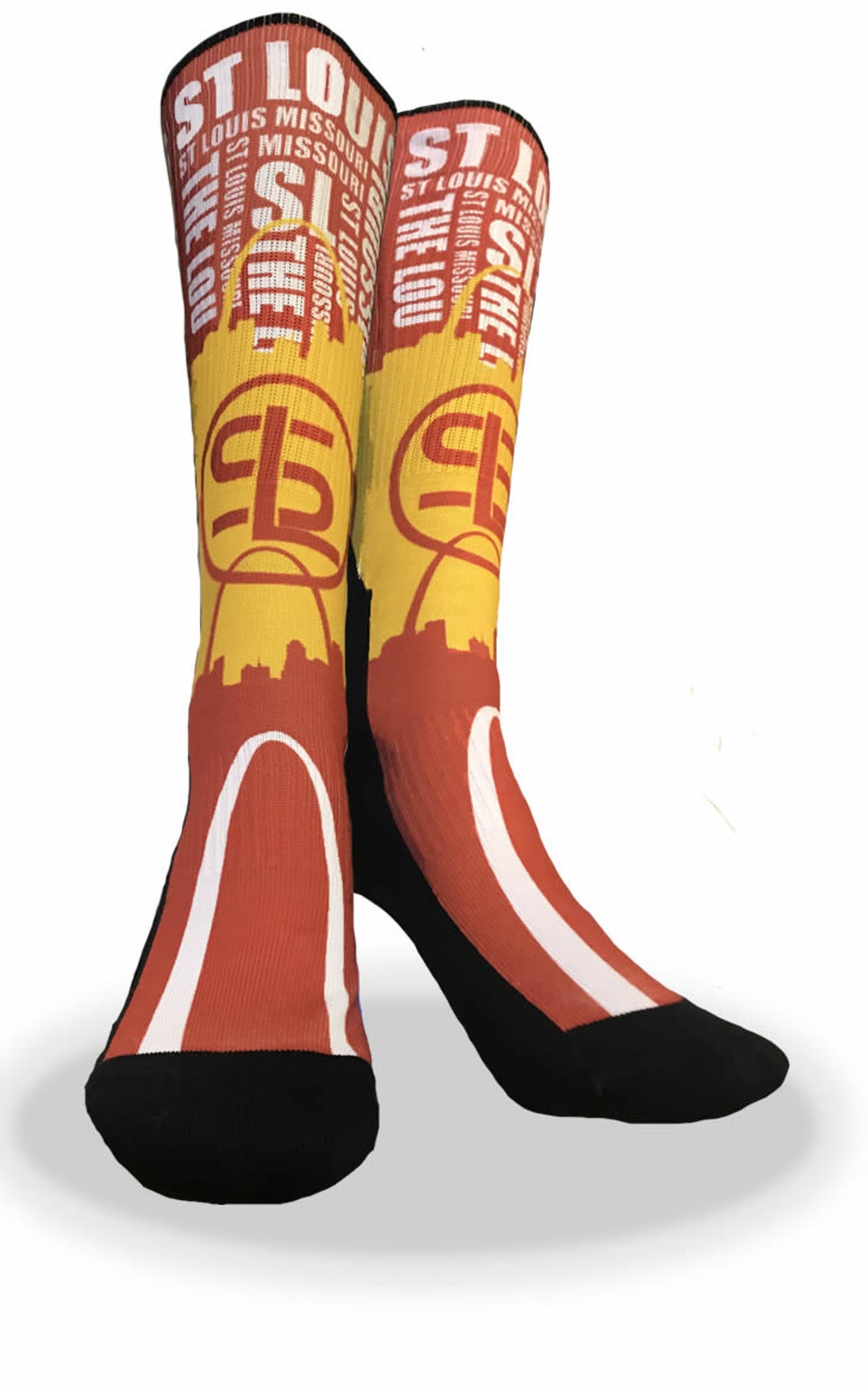 St Louis Socks Missouri Socks Pro Baseball Socks Downtown Socks City ...