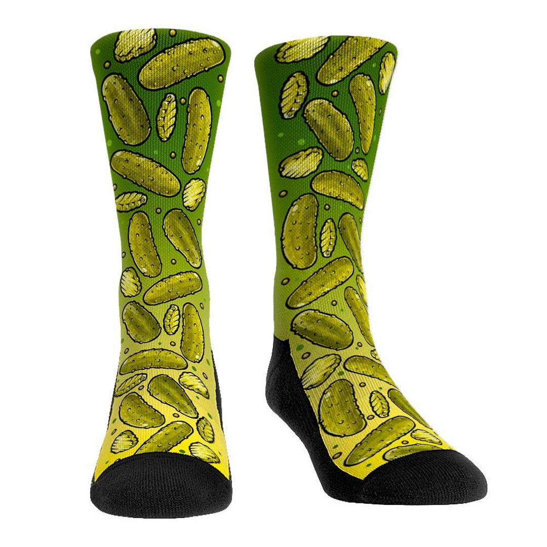 Pickle Socks Colorful Food Socks With Pickle Pattern - Etsy