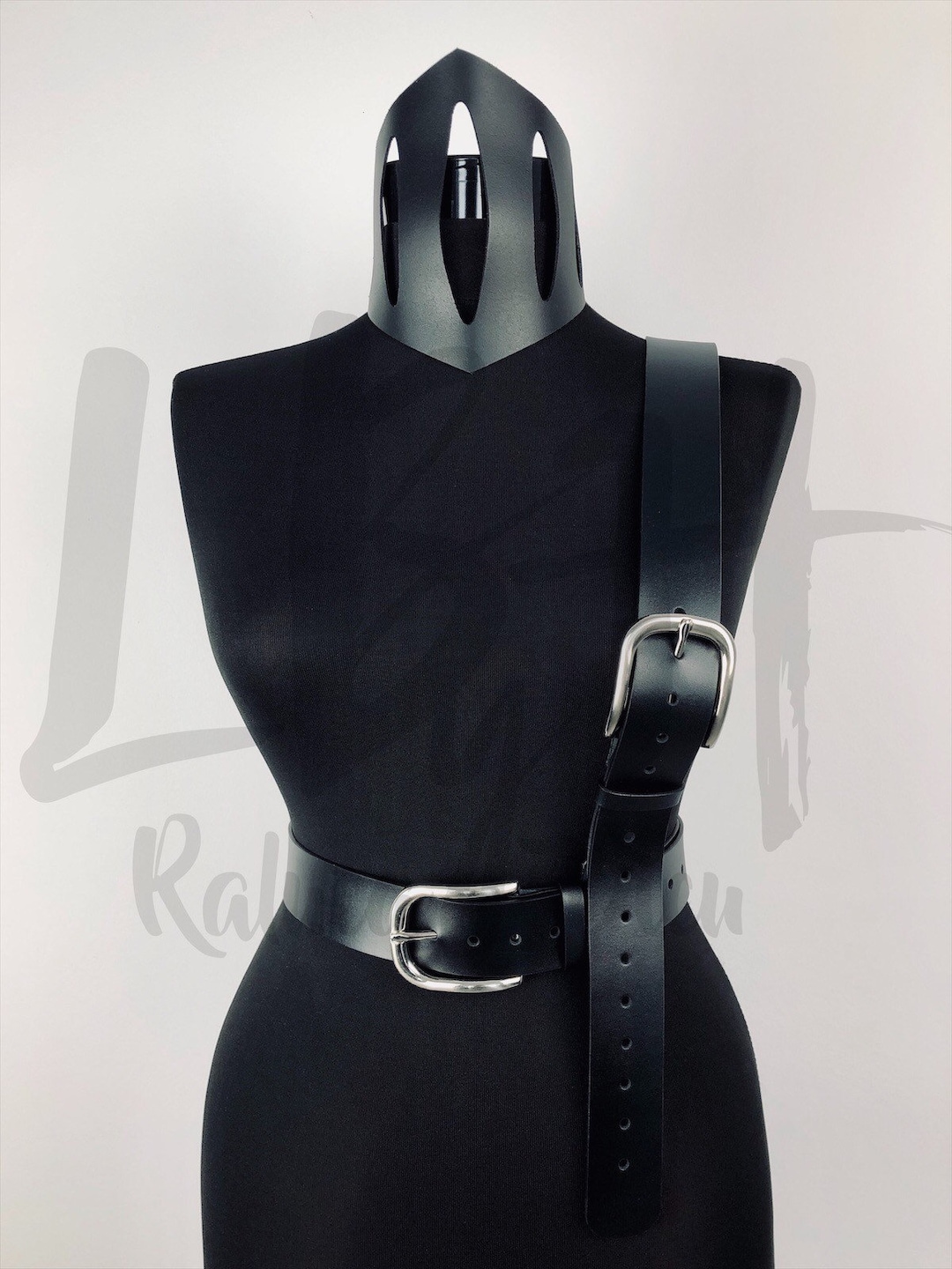 Fashionable Black Over-shoulder Strap Belt - Etsy
