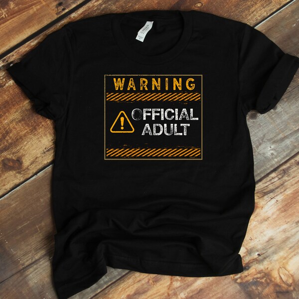 Warning Official Adult - Etsy