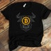 Bitcoin Bull T-shirt, Bitcoin Shirt, Blockchain Tee, Cryptocurrency ...