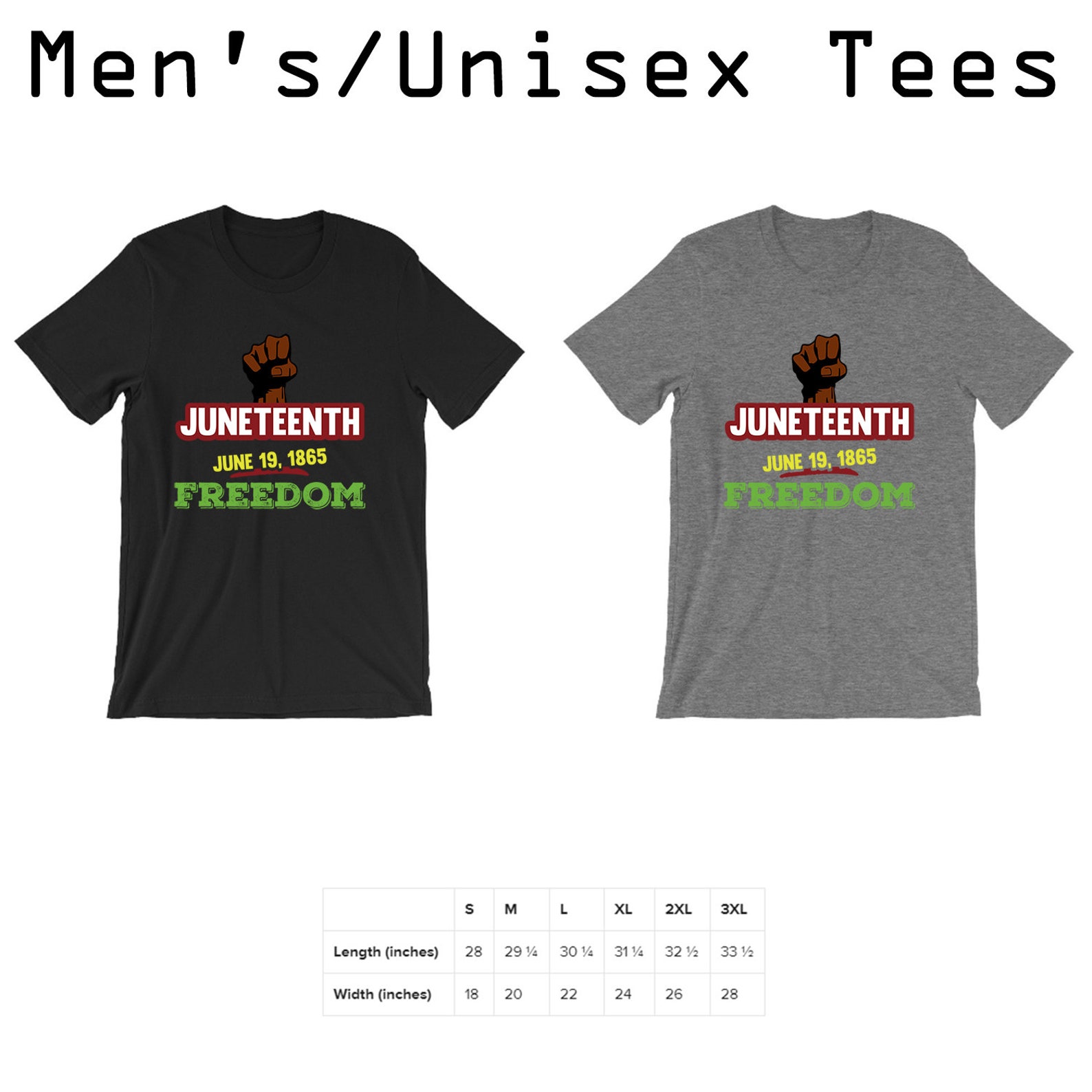 Juneteenth Shirt Juneteenth Juneteenth Tshirt Black - Etsy