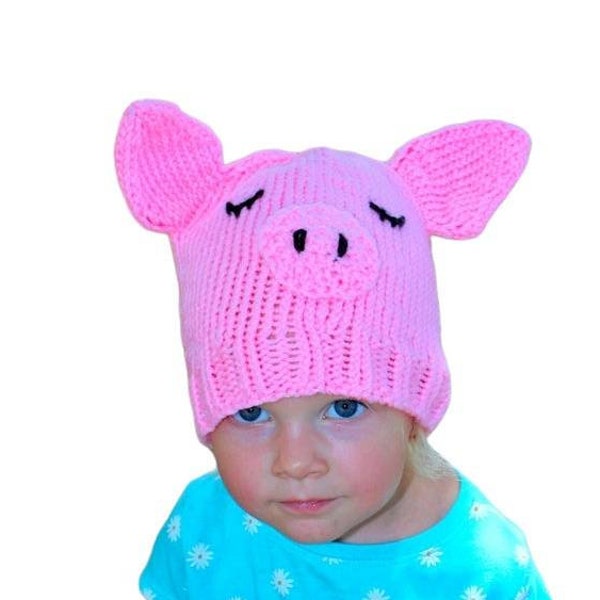 Pig Yarn Hat - Etsy