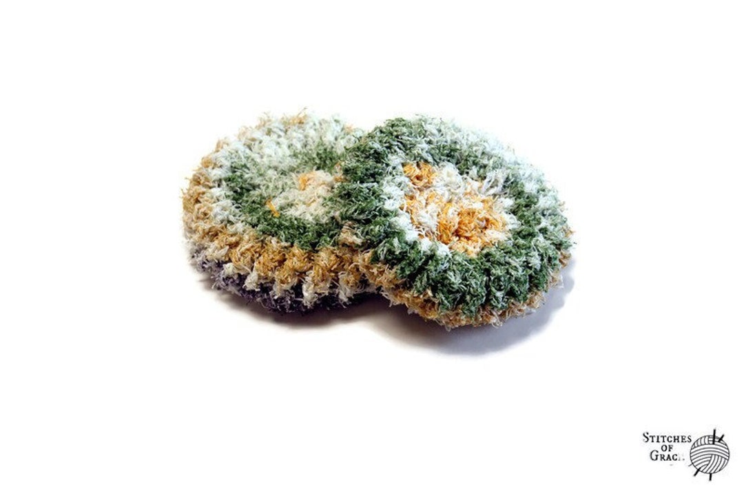 Crochet Spa Face Scrubbies, Yarn Dish Scrub Rags, Gifts for Her, Mother ...
